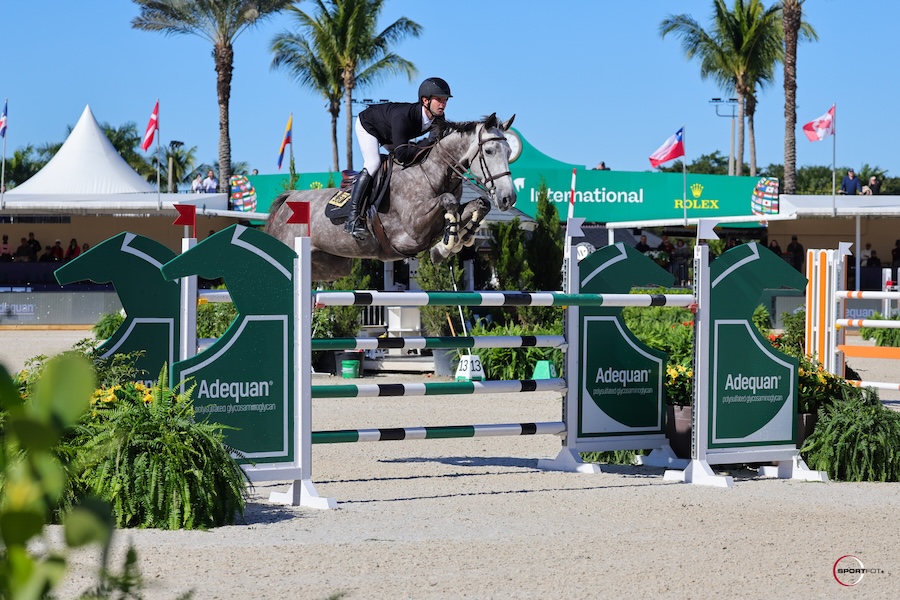 Luis Fernando Larrazabal Leads Off in Adequan® WEF Challenge Cup ...